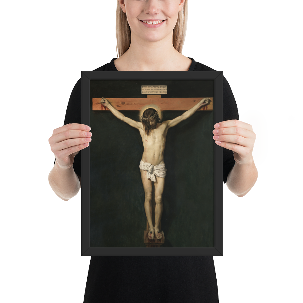Christ Crucified painting by Diego Velázquez (1632) Framed Art Print ...
