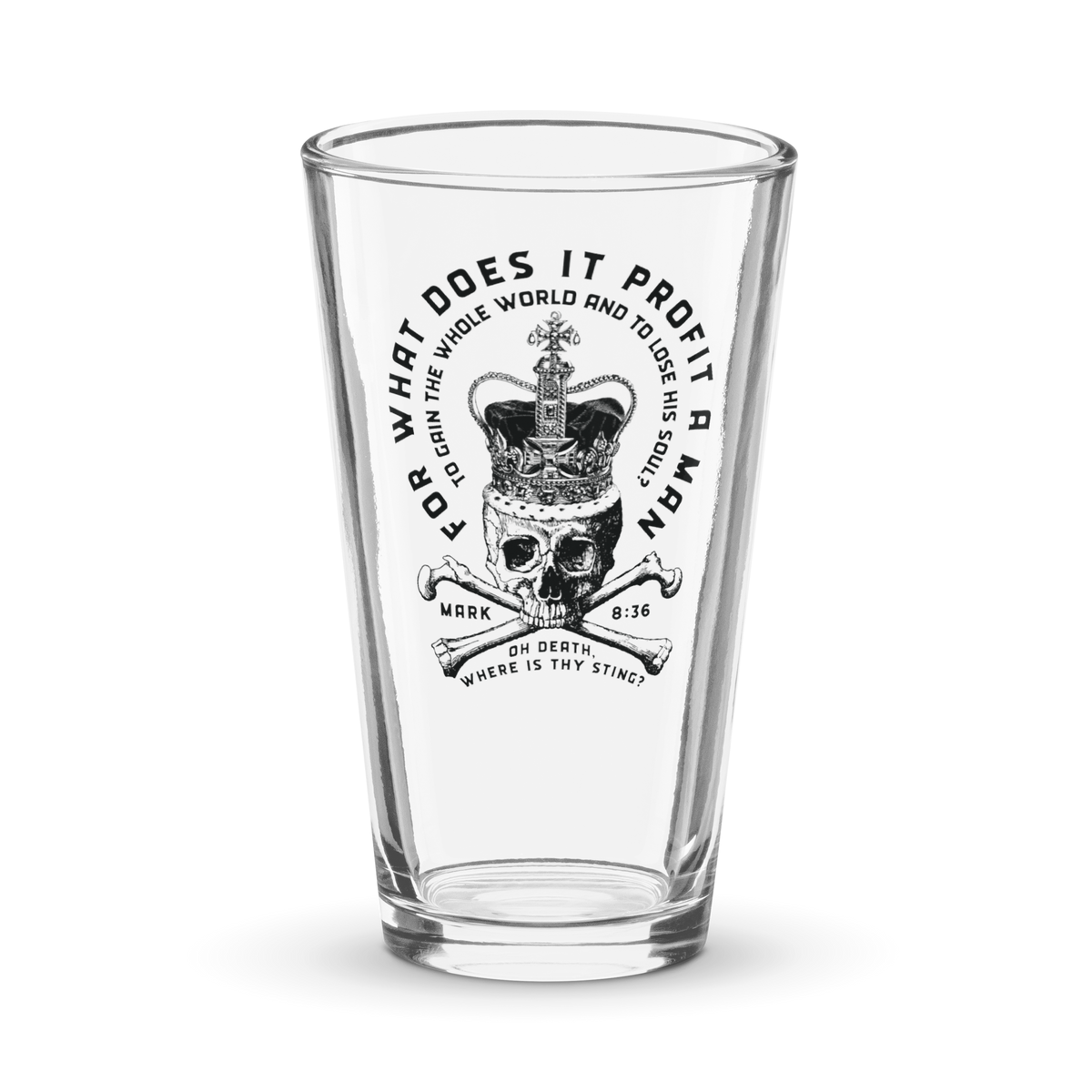 Shaker pint glass | Sanctus Co.