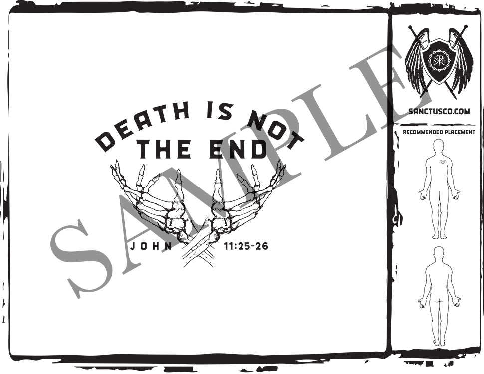 Death is Not the End Tattoo Design | Sanctus Co.