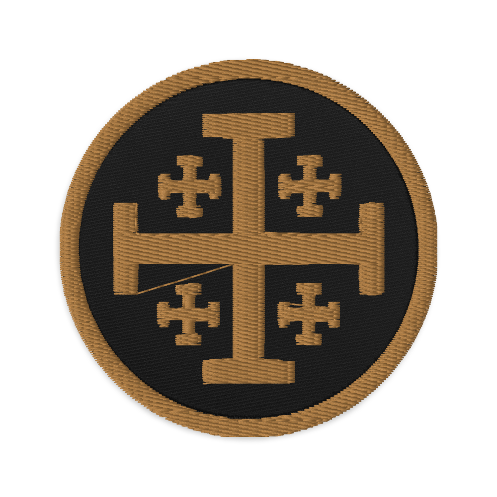 Jerusalem Cross Patches | Sanctus Co.
